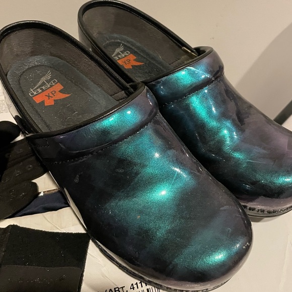 Dansko | Shoes | Basically New Metallic Dansko Clog | Poshmark